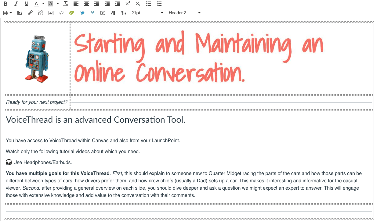 Create Perfect HTML Pages, Modules in your LMS - Hot Lunch Tray