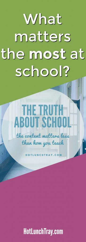 The Truth about School - Hot Lunch Tray