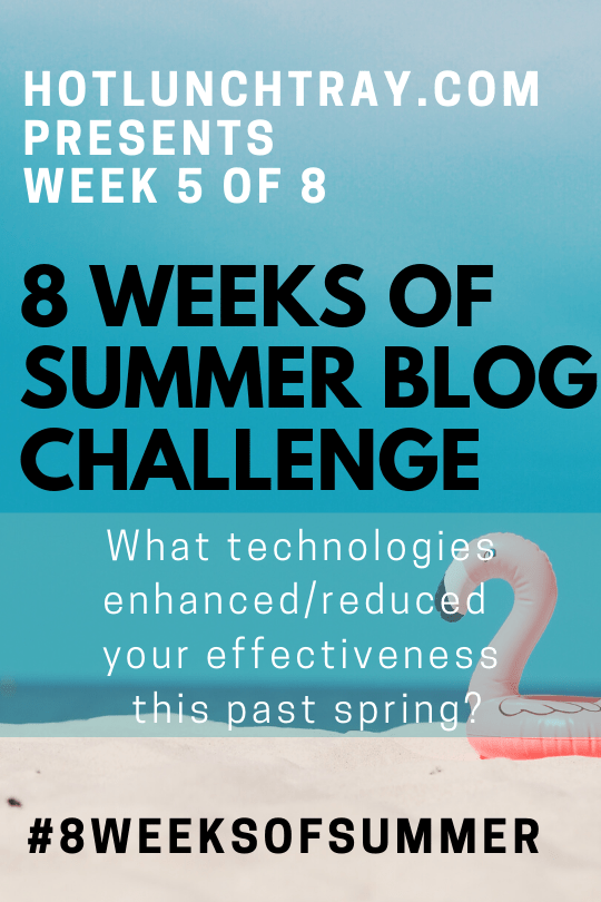 Week 5 #8weeksofsummer Blog Challenge 2020 - Hot Lunch Tray