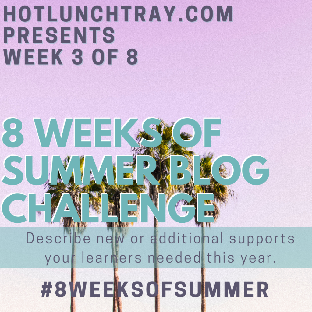 Week 3 #8weeksofsummer Blog Challenge 2021 - Hot Lunch Tray