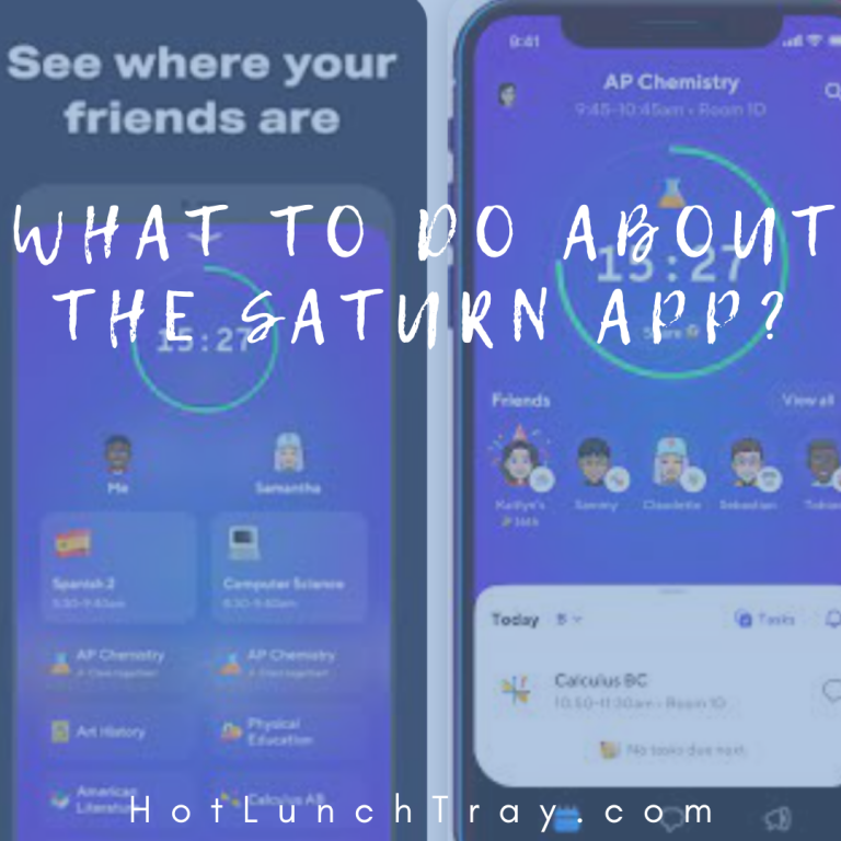 What to do about the Saturn App? - Hot Lunch Tray